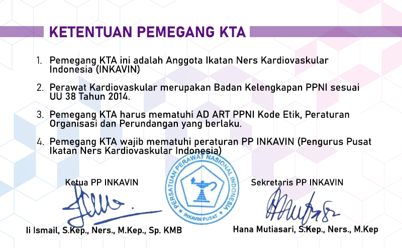 INKAVIN | Ikatan Ners Kardiovaskular Indonesia - eKTA INKAVIN
